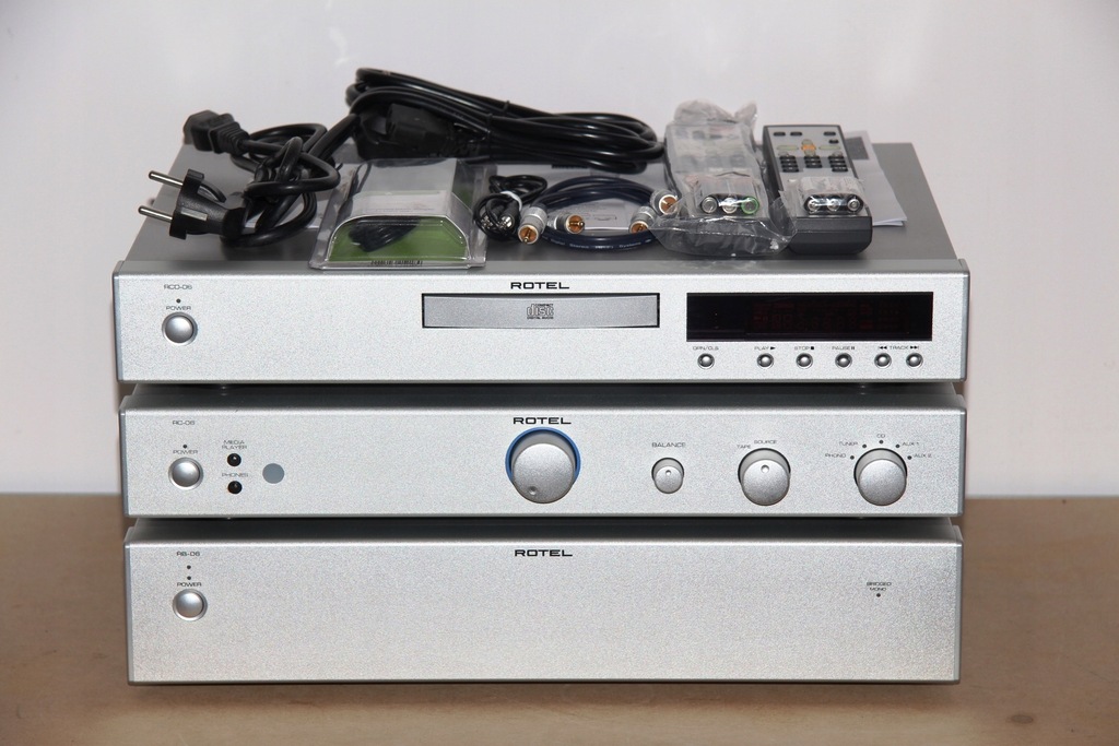 ROTEL RB-06 +RC-06 +RCD-06 piloty kable 100%OK GW - 7869822149 ...