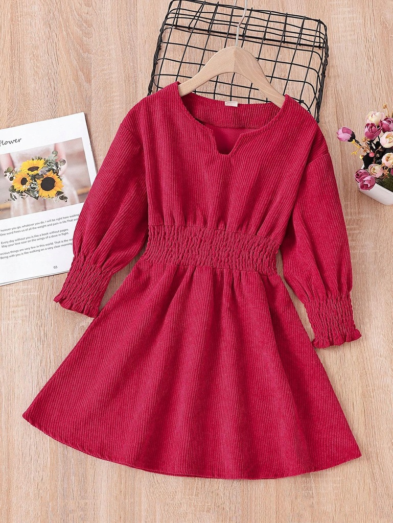 R52B007 SUKIENKA SZTRUKSOWA BORDOWA SHEIN 120 - 13593165700 - oficjalne archiwum Allegro