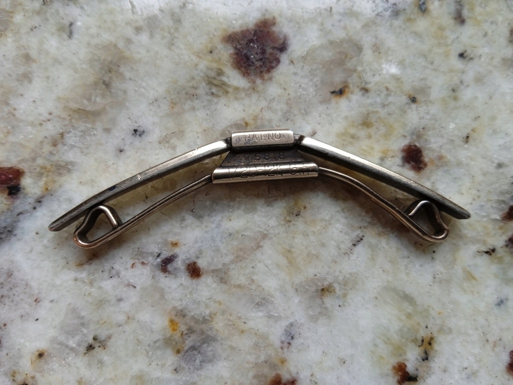 spinka do kołnierzyka stara 12K złocona - 12857849306 - oficjalne ...