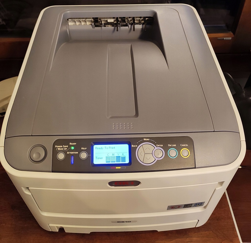 Drukarka OKI C610dn CMYK CMYW White - 12875634160 - oficjalne archiwum ...