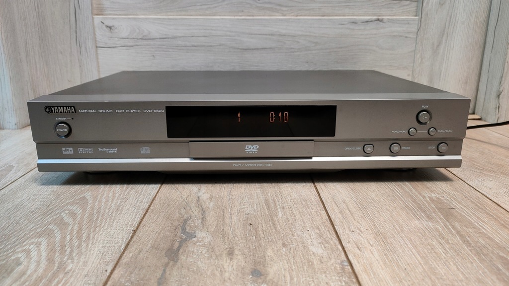 YAMAHA Odtwarzacz DVD-S520 Srebrny ! SPRAWNY !! OKAZJA ! - 14366380835 - oficjalne archiwum Allegro