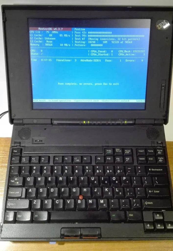 Laptop IBM ThinkPad 755CD (Pentium 75) - Unikat! - 7807250701 ...