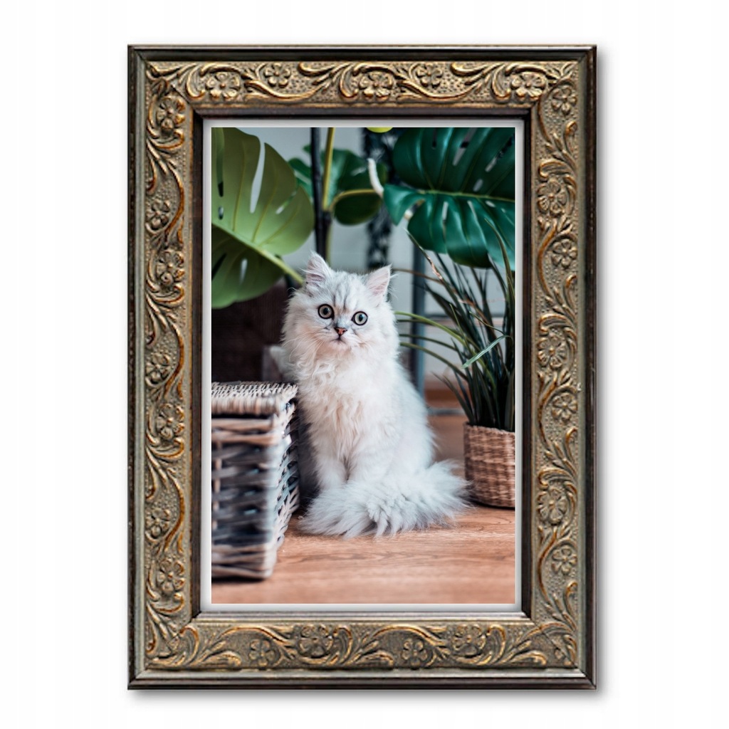 RAMKA NA ZDJĘCIA Ozdobna FOTO RAMA 30x40 ZŁOTA - 12319856492 ...