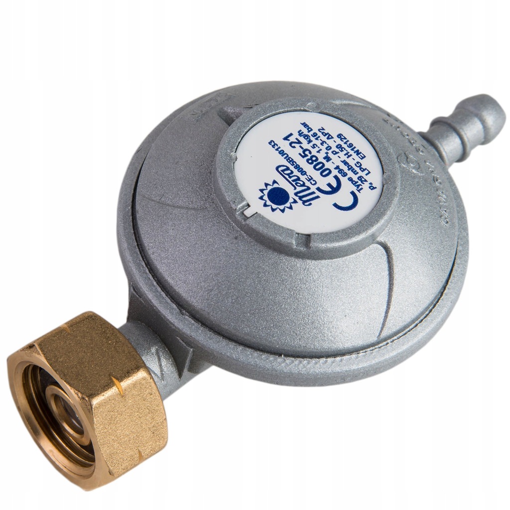 Reduktor ciśnienia gazu do butli gazowej LPG 29mba - 12598716470 - oficjalne archiwum Allegro