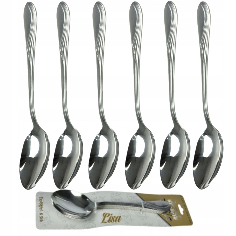 Łyżki do zupy Komplet 6 sztuk KARL HAUSMANN LISA - 12668072855 ...