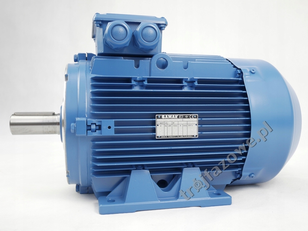 Silnik elektryczny 3-fazowy 4kW 950obr IE3 oś 38mm - 9431781688 - oficjalne archiwum Allegro