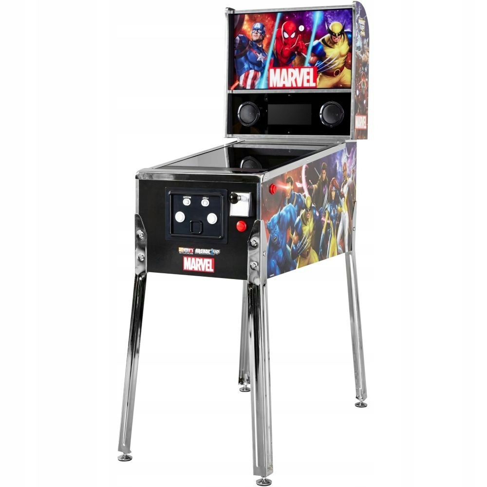PINBALL FLIPPER FLIPER KONSOLA MARVEL ARCADE 1UP - 13781434751 ...