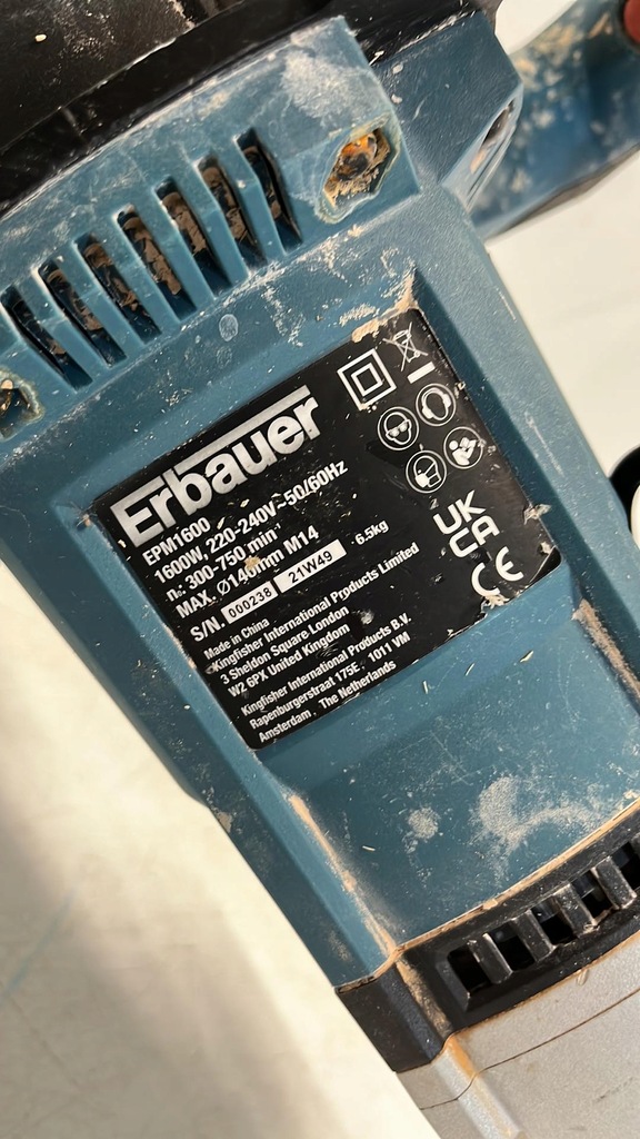 Mieszarka elektryczna Erbauer 1600W EPM1600 /ZH - 12596793076 ...