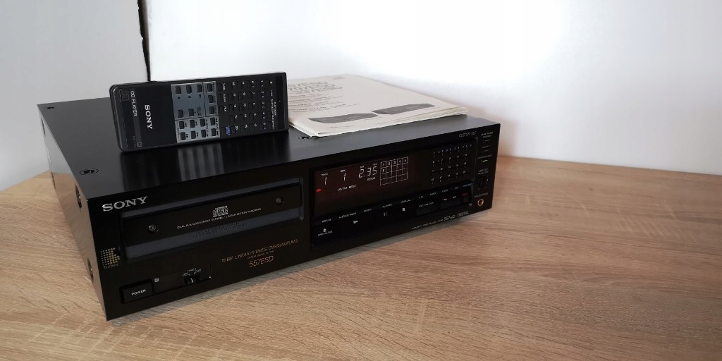 Sony CDP 557ESD OD 1 WŁAŚCICIELA. - 7916304694 - oficjalne archiwum Allegro