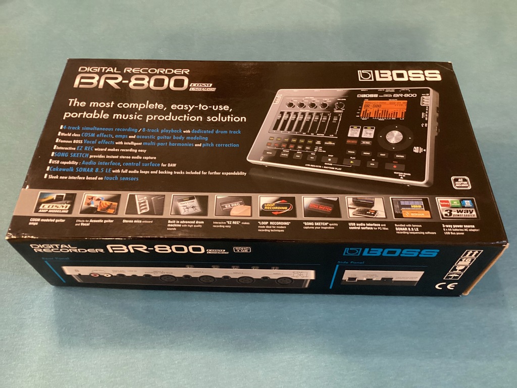 BOSS BR-800 MULTITRACK DIGITAL RECORDING STUDIO - jak nowy ...