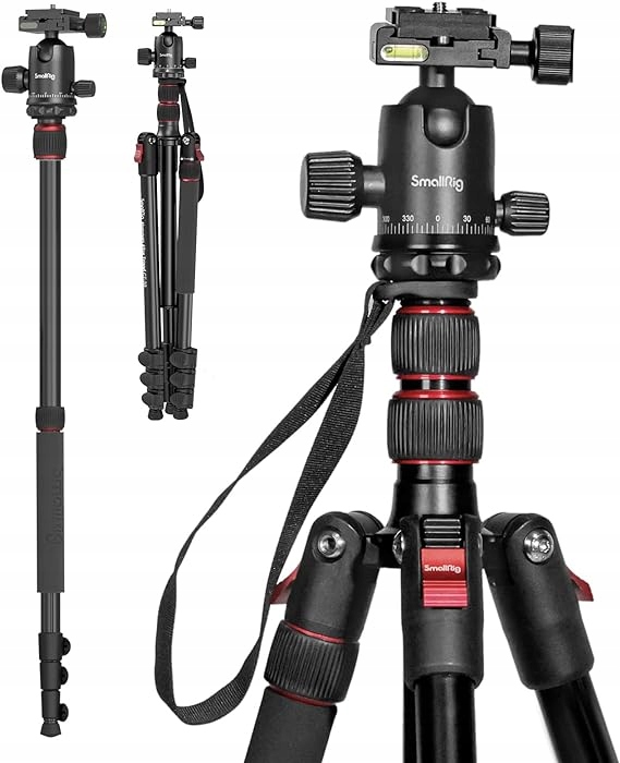 SMALLRIG 3474c Statyw fotograficzny 78" Monopod z Głowicą Kulową 4 ...