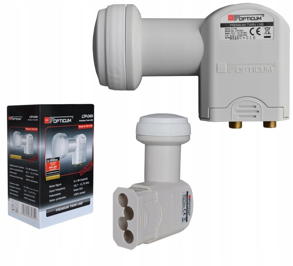 Konwerter twin (podwójny) Opticum 4K POLSAT - 12013608077 - oficjalne archiwum Allegro
