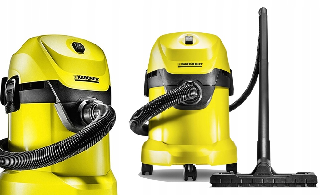 ODKURZACZ PRZEMYSŁOWY KARCHER WD3 DO GIPSU 1400W - 9539238818 - oficjalne archiwum Allegro