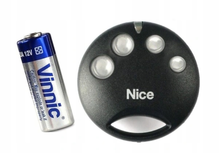 Pilot do bramy NICE SMILO SM4 bateria + instrukcja - 12117767699 ...