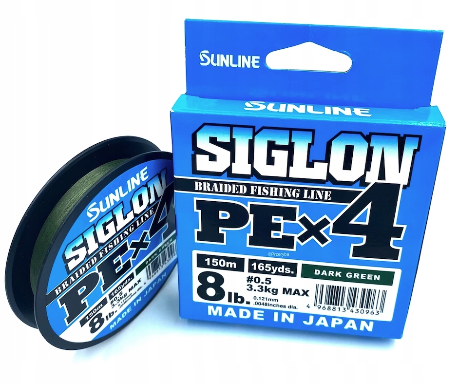 Plecionka Sunline Siglon PE X4 PE0,5 150m JAPAN - 9215169699 ...