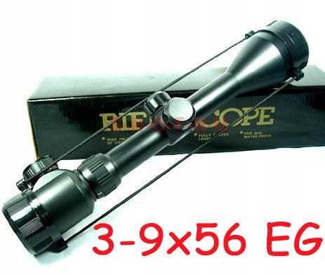 CELOWNIK Luneta Rifle Scope 3-9x56 EG PODŚW MONTAŻ - 11394790663 - oficjalne archiwum Allegro