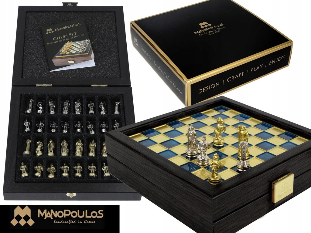 Szachy - Soldier Chess set - 12984773997 - oficjalne archiwum Allegro