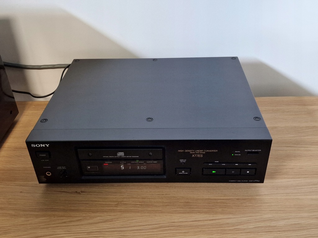 SONY CDP-X77ES DOSKONAŁY CD 100% SPRAWNY TOPOWY! - 13609536965 - oficjalne archiwum Allegro