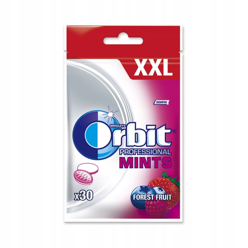 Orbit Professional Mints Fruit XXL Cukierki 30 g - 12174654087 ...
