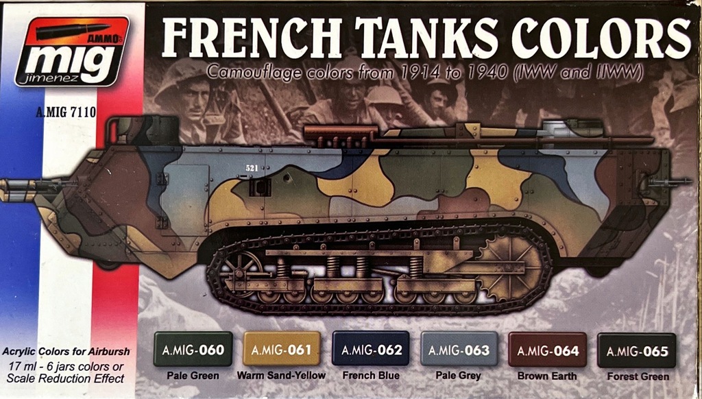 FRENCH TANKS COLORS A.MIG 7110 - 14749915580 - oficjalne archiwum Allegro