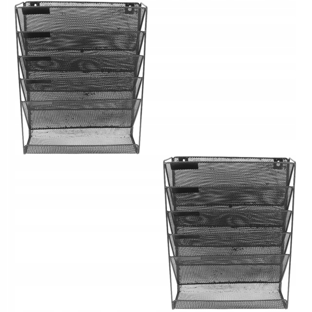 File Rack Wall Mount Paper Holder Hanging Set 2 - 14236412412 ...