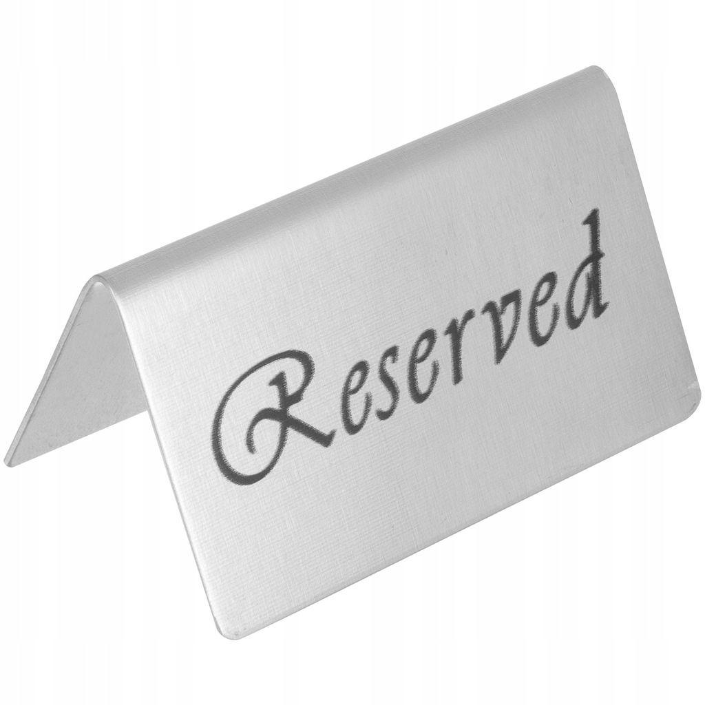 Reserved Seat Sign Metal Table Signs Events - 13525481371 - oficjalne ...