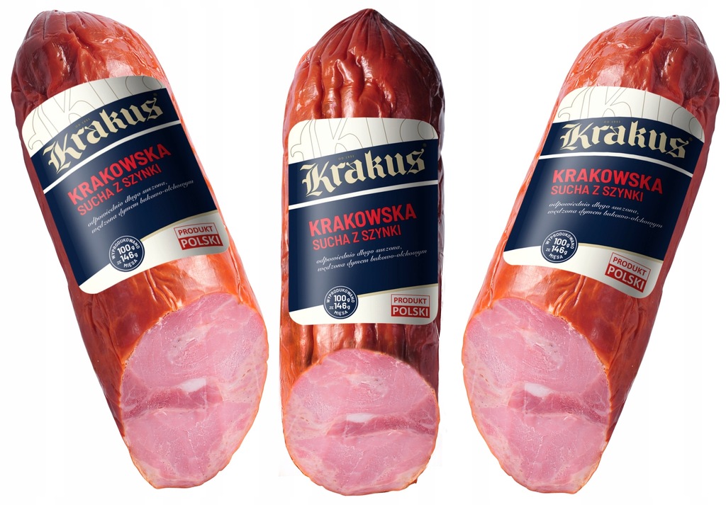 Krakus Kiełbasa krakowska sucha 250g SUPER CENA - 12911332440 ...