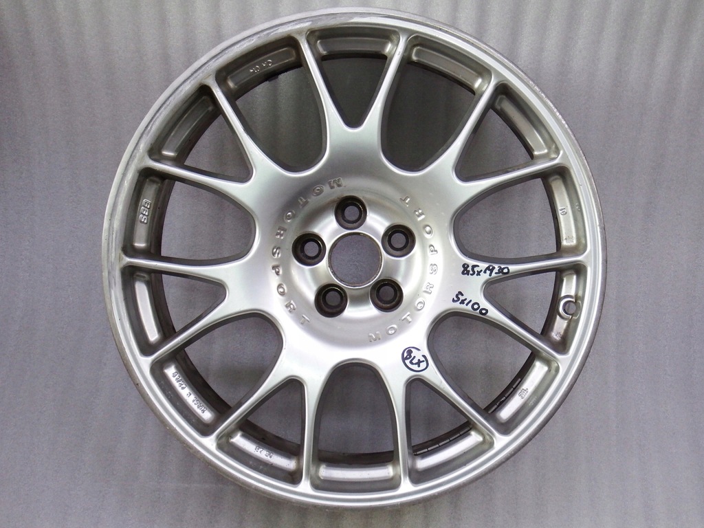 FELGA BBS MOTORSPORT 8,5x19 ET30 5x100 - 8318898266 - oficjalne ...