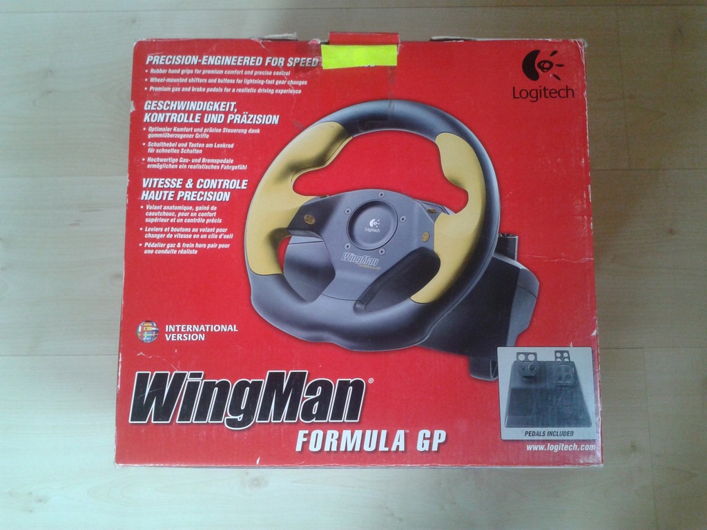 Kierownica Logitech Wingman Formula GP jak nowa - 12477081345 ...