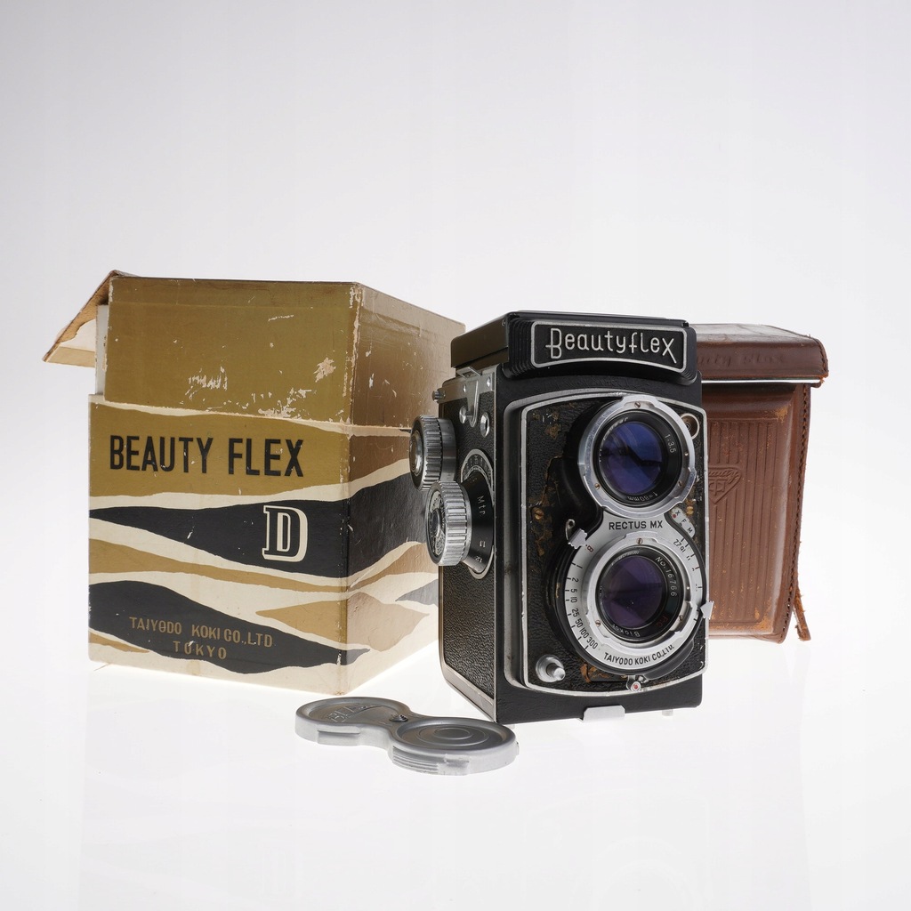 Taiyodo Koki Beautyflex D F.C Biokor 80mm 1:3.5 6x6 TLR + PUDEŁKO ...