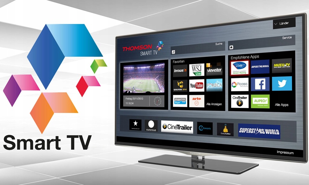 Telewizor 40'' Thomson 40FD5406 WiFI HDMI SMART TV - 8382837306 ...