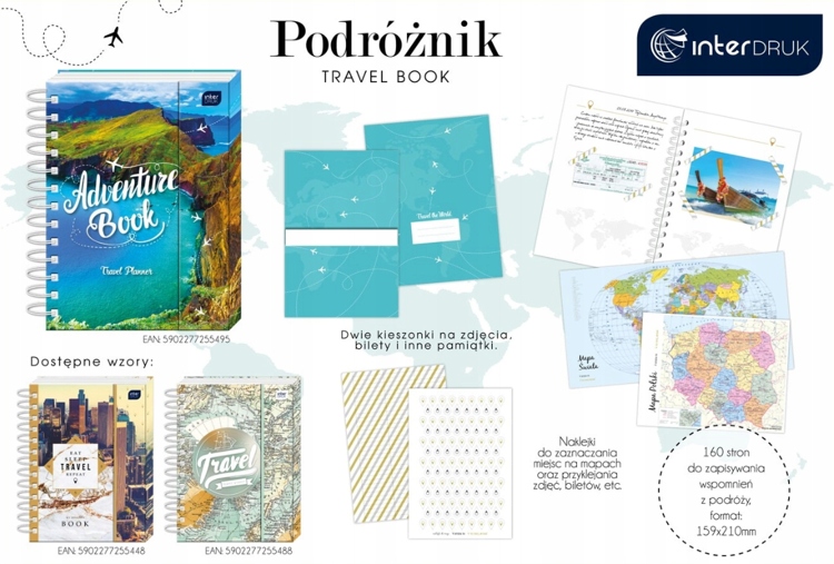 Podróżnik Journey Planer Podróży Jezioro Interdruk - 10921869059 ...