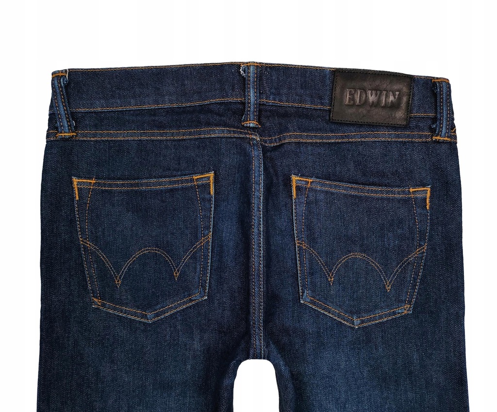 EDWIN ED-88 SUPER SLIM MĘSKIE JEANS GRANATOWE 32/32 pas 86 dł.106 ...