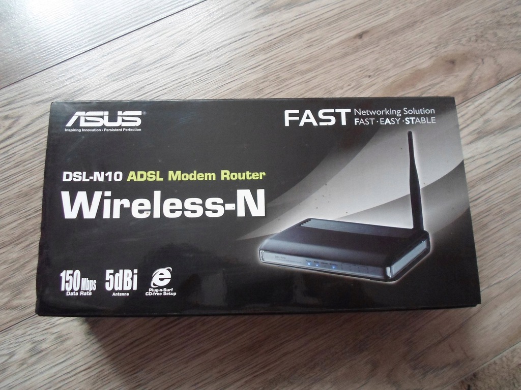 Router przewodowy Asus DSL-N10 WiFi - 14388534959 - oficjalne archiwum ...