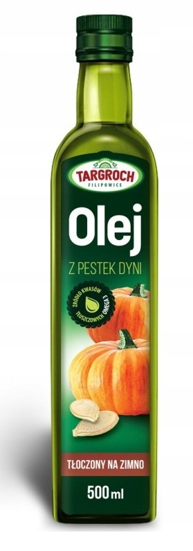 Olej z pestek dyni - tłoczony na zimno 500ml - 10710912025 - oficjalne archiwum Allegro