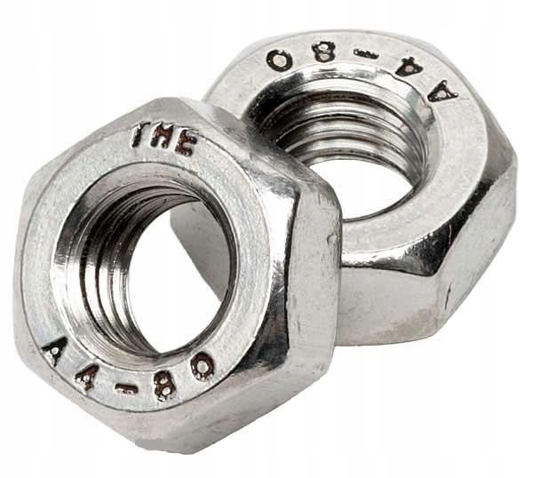 NAKRĘTKA SZEŚCIOKĄTNA DIN 934 M6 A4 50szt. - 9730849637 - oficjalne ...