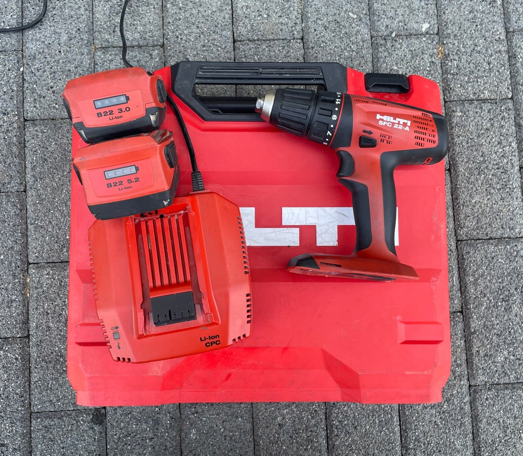 Wiertarko-wkrętarka akumulatorowa Hilti SFC 22-A - 12542185250 - oficjalne archiwum Allegro