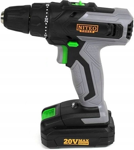 WIERTARKA WKRĘTARKA AKUMULATOROWA 20V NITEO TOOLS - 9614910812 ...