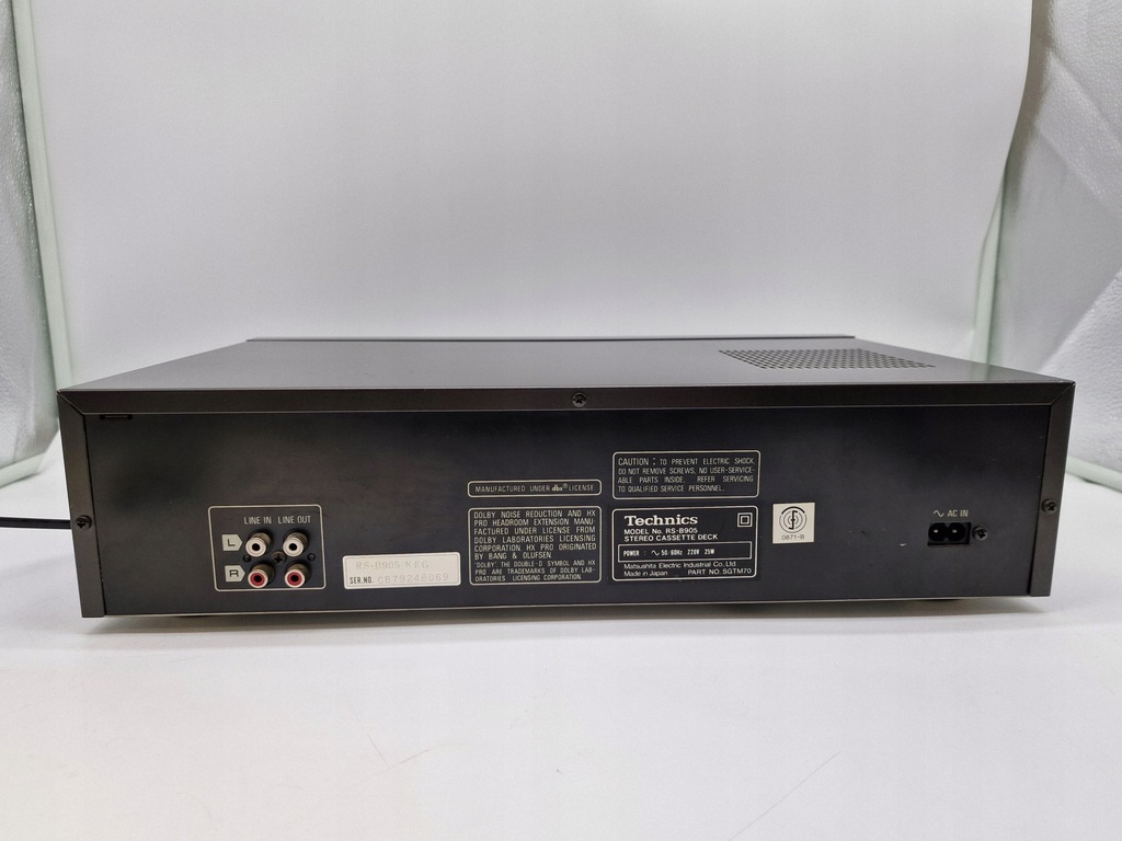 TECHNICS RS-B905 MAGNETOFON KASETOWY TOP MODEL! - 12064894593 ...