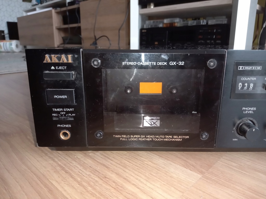 Magnetofon kasetowy AKAI GX32 czarny - 11807718005 - oficjalne archiwum Allegro