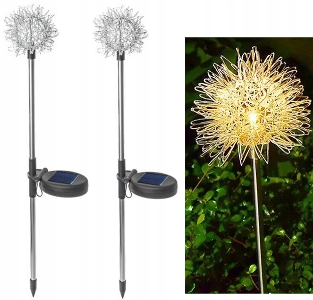 2sztuki Dekoracyjna lampa solarna LED Dmuchawiec - 13774028989 - oficjalne archiwum Allegro