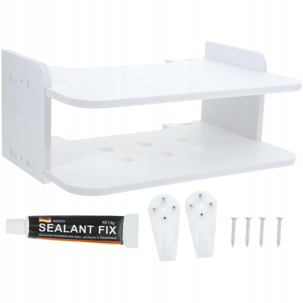 Wifi Router Holder Shelf Tv No Drill Wall Mounted - 14440861675 ...