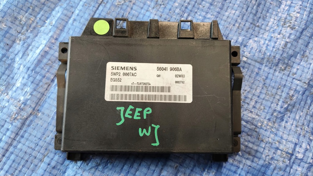 STEROWNIK MODUŁ KOMPUTER SKRZYNI BIEGÓW JEEP GRAND CHEROKEE WJ 2.7 CRD - 15911995799 - oficjalne ...