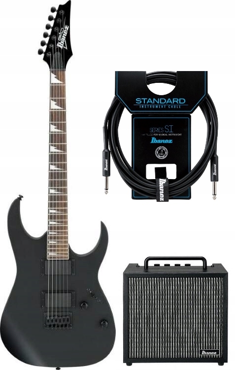 IBANEZ GRG121DX BKF GIO + COMBO IBZ10GV2 + KABEL - 12183080366 ...