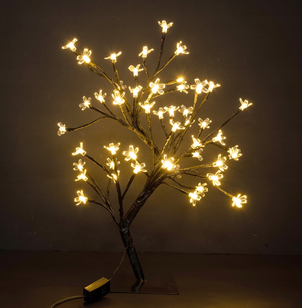 LAMPKI DRZEWKO ŚWIĄTECZNE LED 48 Ozdobne Światełka Dekoracja DO DOMU ...