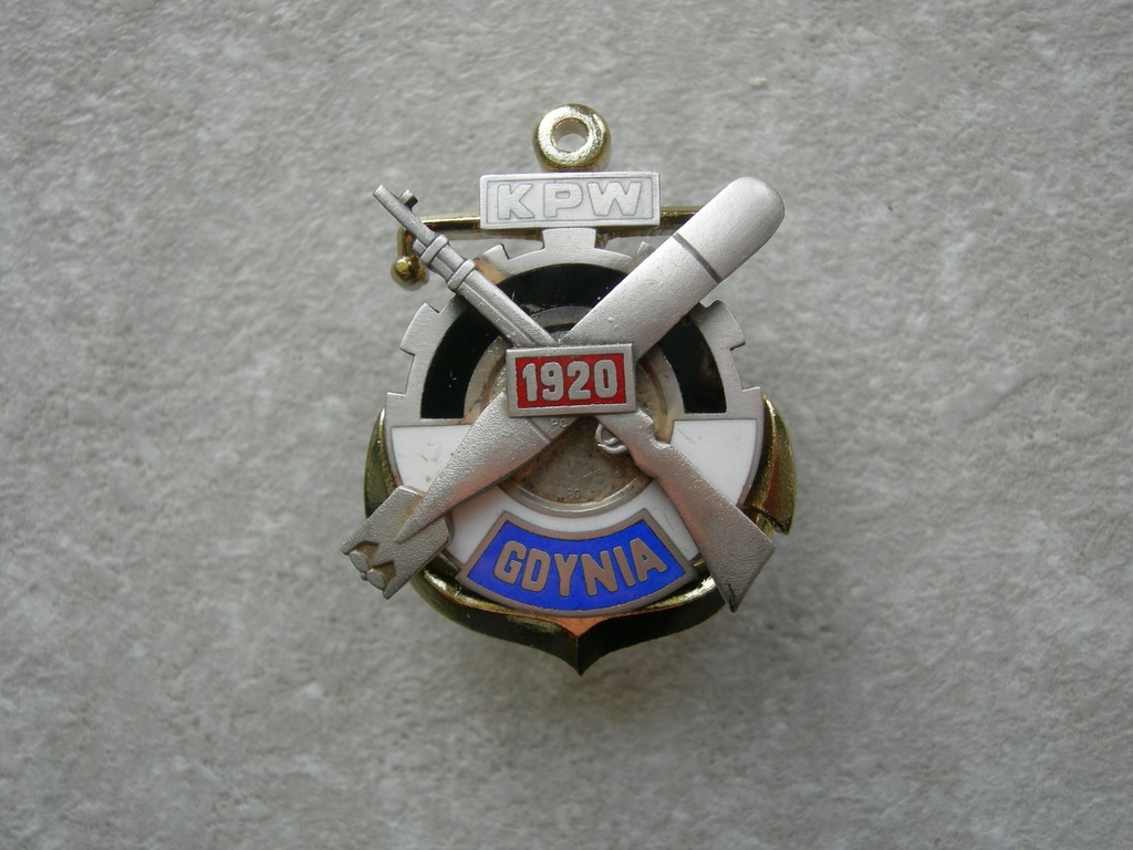 ODZNAKA KOMENDA PORTU WOJENNEGO KPW GDYNIA NUMER. - 13078007197 ...