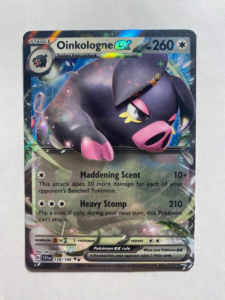 Scarlet & Violet Ultra Rare 158/198 Oinkologne ex - 13500160810 ...