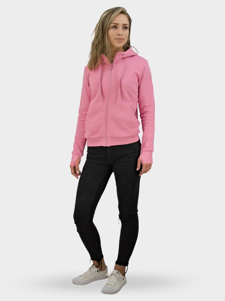 Купить Женская толстовка на молнии с капюшоном 4F, хлопок, L: отзывы ...