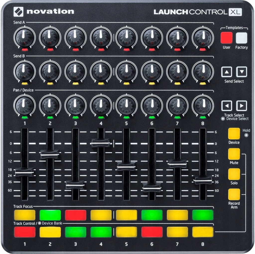 NOVATION Launch Control XL mk2 + ABLETON LIVE LITE GRID KONTROLER MIDI USB - 17215789018 ...