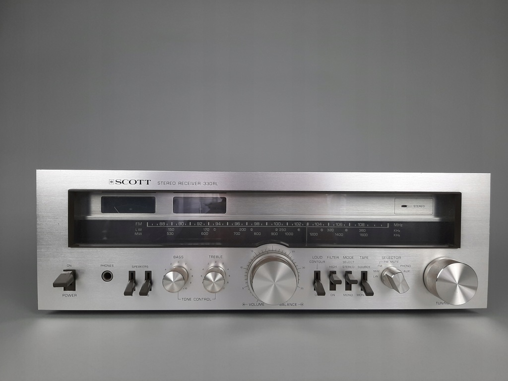 Amplituner Scott 330RL USA Vintage od 1 zł BCM 70' - 13814579061 ...